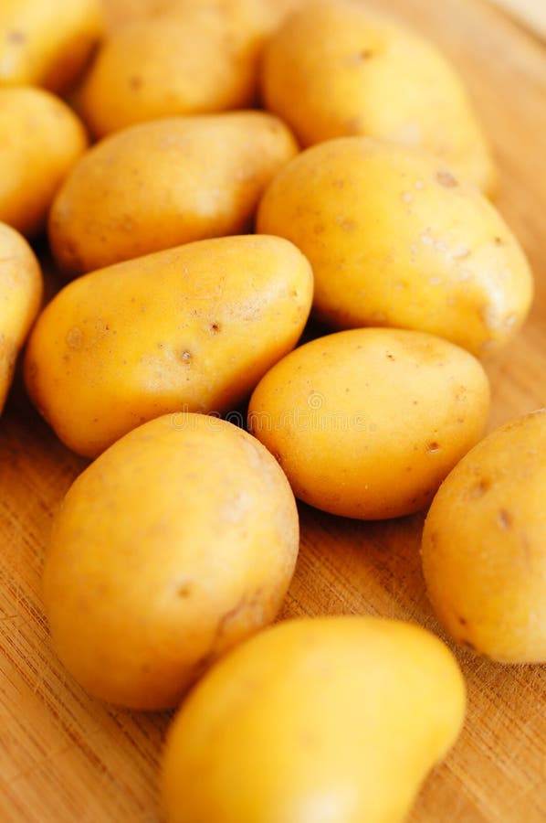 Fresh potatoes stock photo. Image of wooden, group, ingredient - 38732572