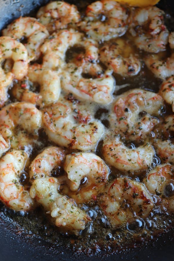 Fresh prawns in a marinade stock image. Image of nutritional - 312559481