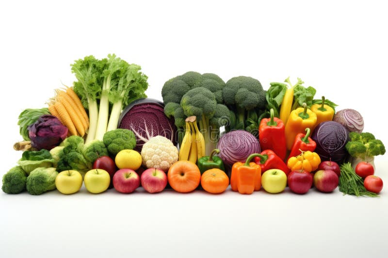 Fresh Produce Assortment for Various Food Concepts Stock Photo - Image ...
