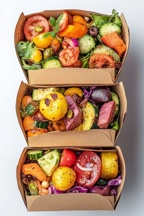 Fresh Produce Delivery Boxes Stock Photo - Image of local, delivery ...