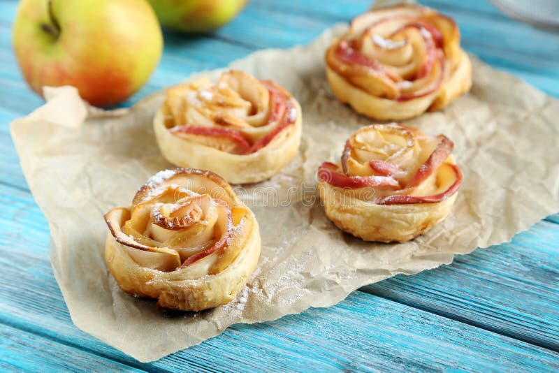 Fresh puff pastry stock image. Image of cookies, baked - 62460909
