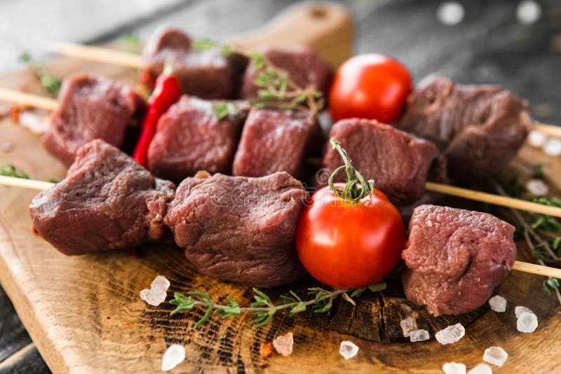 Expensive Pork Beef Steak in a Restaurant Stock Image - Image of fresh ...