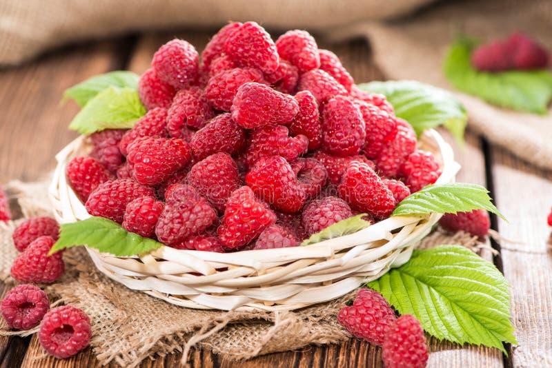 Raspberries stock image. Image of leaf, juicy, background - 32932113