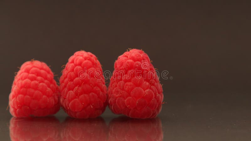Fresh Raspberries on Black Background Stock Photo - Image of natural ...