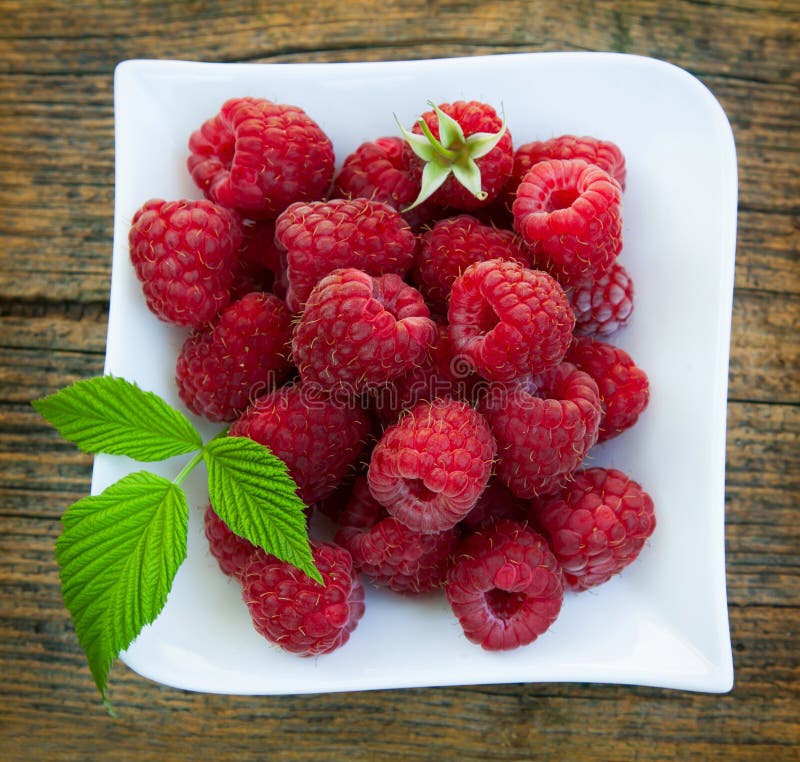 Fresh raspberries stock image. Image of nutrition, ripe - 33360761