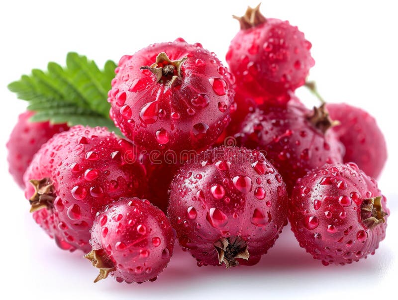 Fresh Raspberries with Water Droplets. Stock Illustration ...