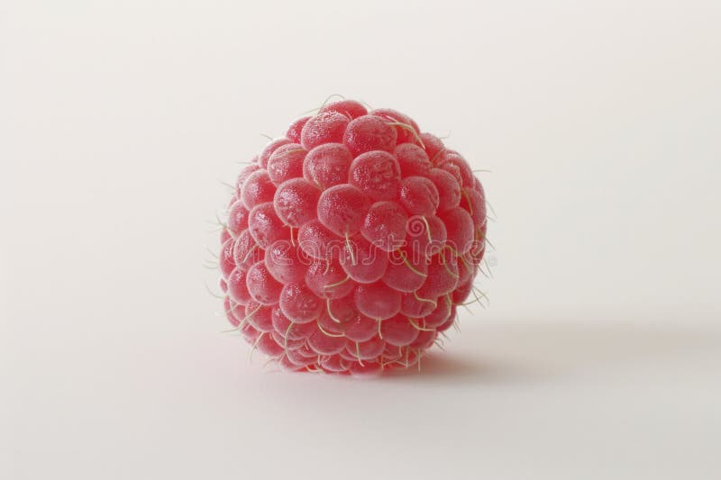 Fresh Raspberry Clean White Background Perfect Food Fruit Concepts ...