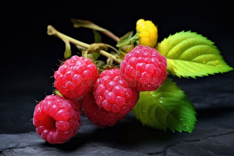 Fresh Raspberry. Illustration AI Generative Stock Illustration ...