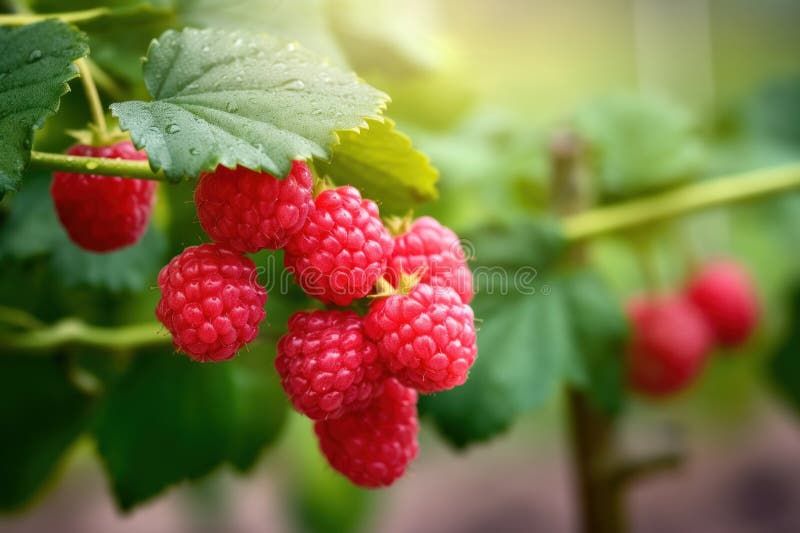 Fresh Raspberry. Illustration AI Generative Stock Illustration ...
