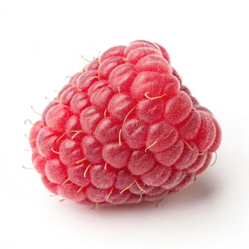 Raspberry Isolated on White Background Stock Illustration ...