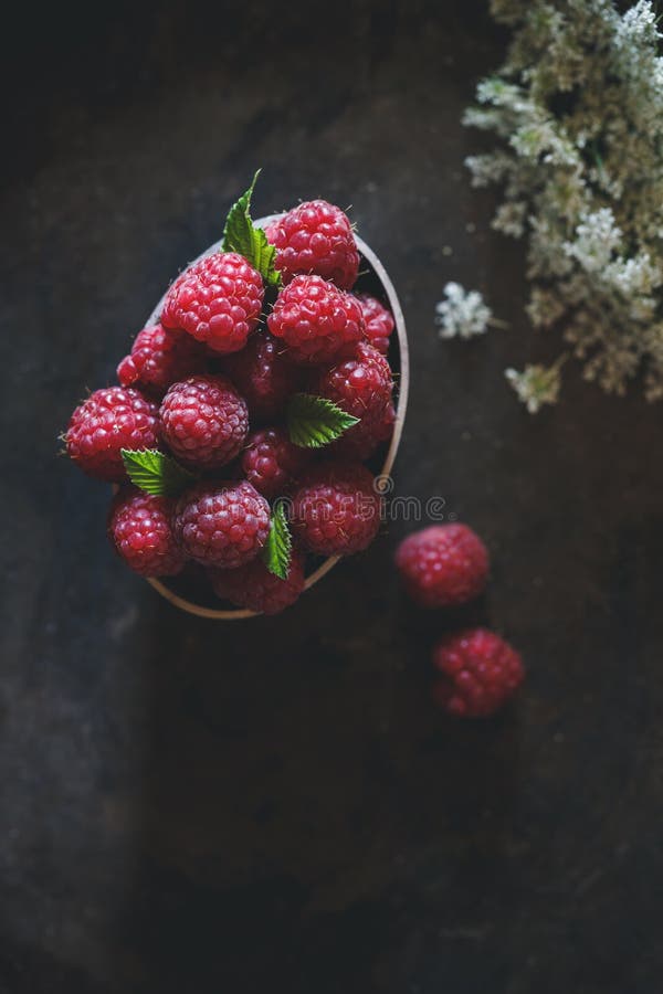Fresh Raspberry stock photo. Image of berry, dessert - 114615504