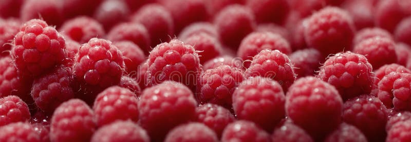 Fresh Raspberry with Water Drops in Backlight of Sun Stock Illustration ...