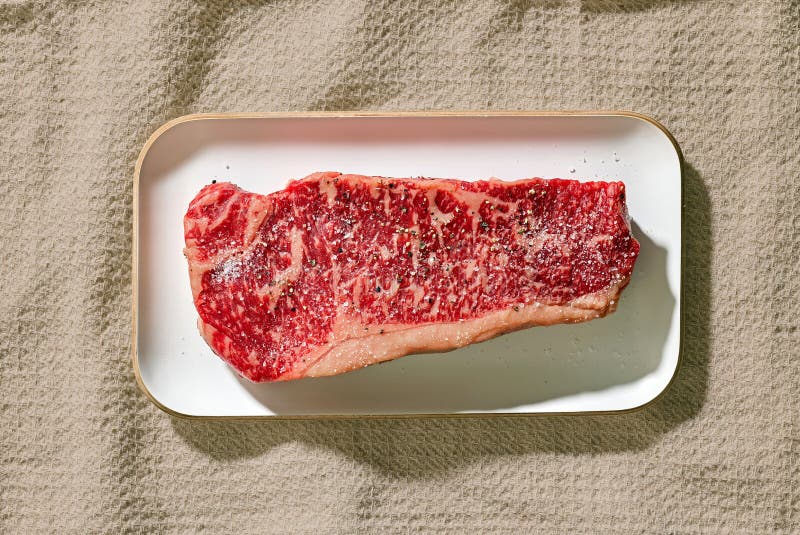 Fresh Raw Australian Wagyu Steak Stock Photo - Image of roast, butcher ...