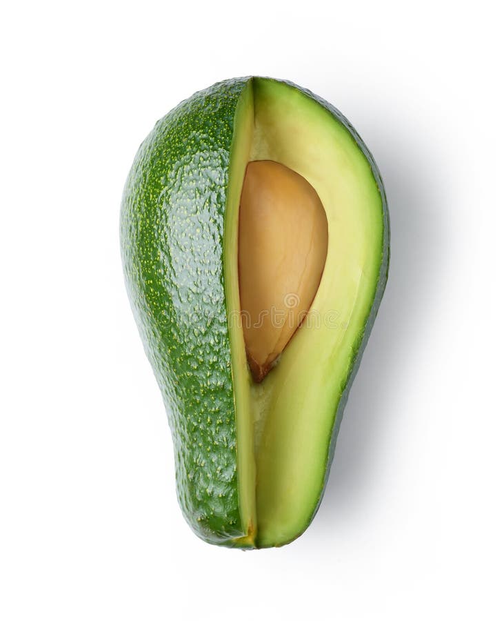 Fresh raw avocado slices stock image. Image of green - 263498253