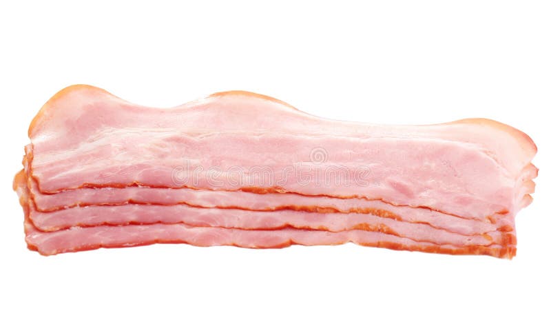 Fresh Raw Bacon Slices on Background Stock Image - Image of diet, slice ...