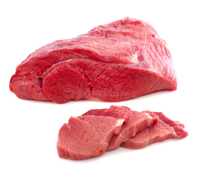 Raw beef sirloin steak stock photo. Image of steak, fresh - 6395180