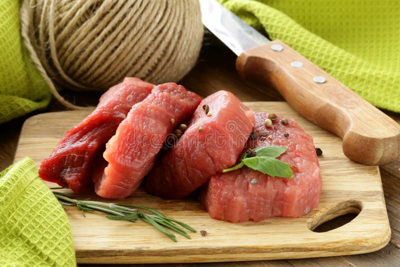 Fresh raw beef meat stock image. Image of beef, beefsteak - 29785529