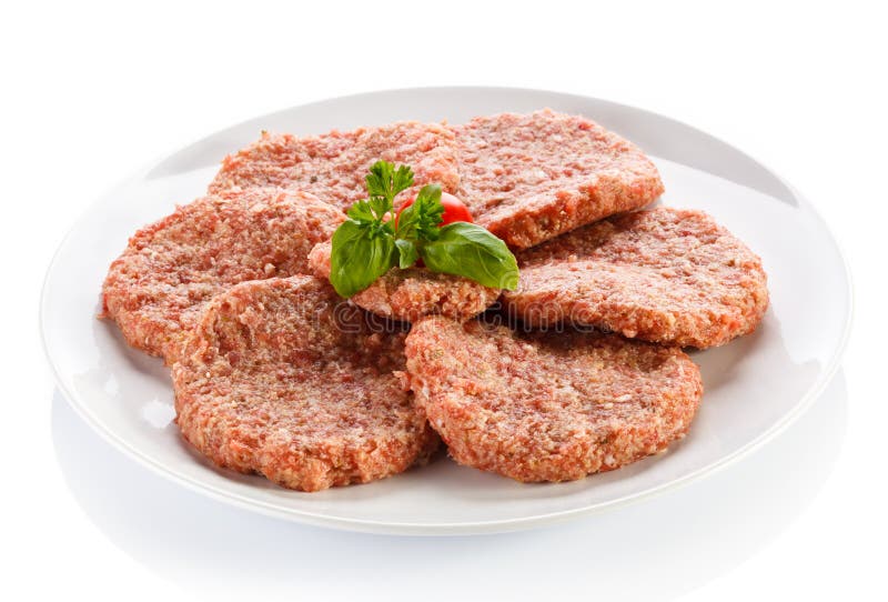 Fresh raw beef minced stock image. Image of healthy, industrial - 60529197