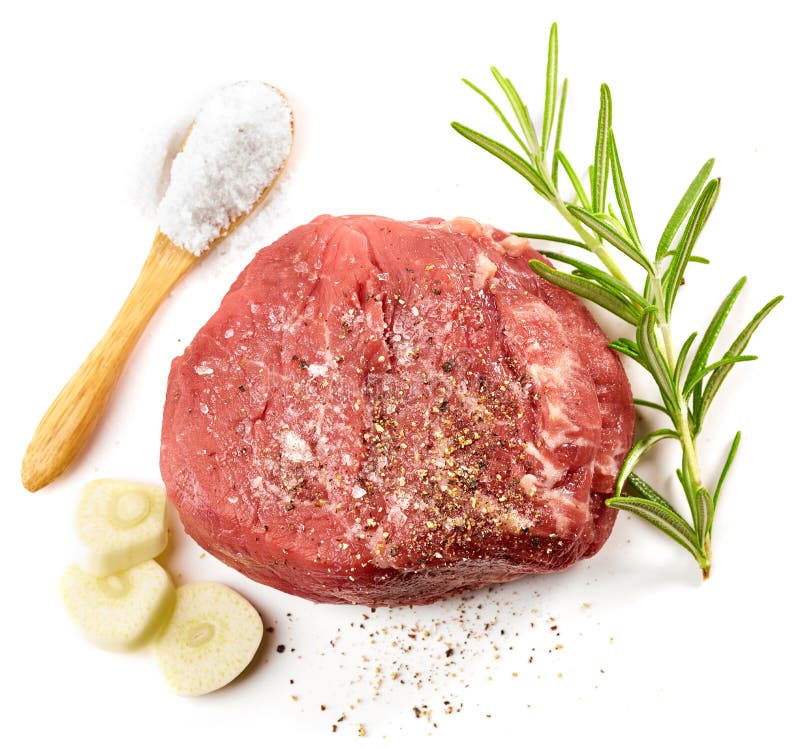 Fresh raw beef steak stock image. Image of cooking, juicy - 73118771
