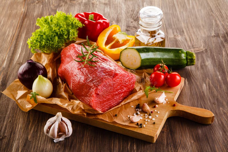 Fresh raw beef stock photo. Image of background, ingredients - 88368724