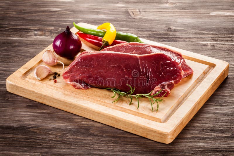 Fresh raw beef stock photo. Image of healthy, garlic - 79794360