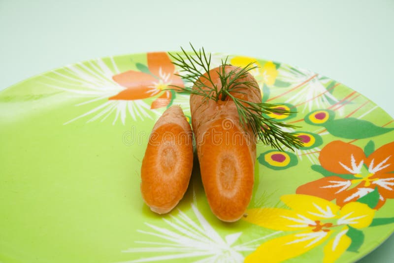 Fresh Raw Carrots with Dill Stock Photo - Image of healthy, vegetables ...