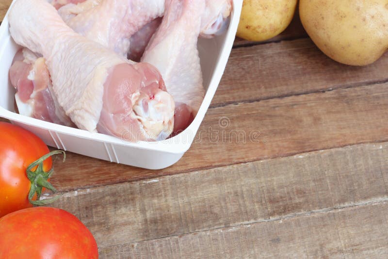 Fresh raw chicken legs stock image. Image of chicken - 66704111