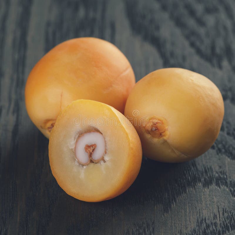 Fresh raw dates on table stock photo. Image of date - 100264760