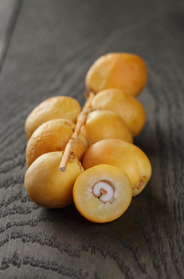 Fresh raw dates on table stock image. Image of desert - 47077773