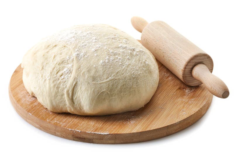 Fresh raw dough stock photo. Image of board, homemade - 80914012