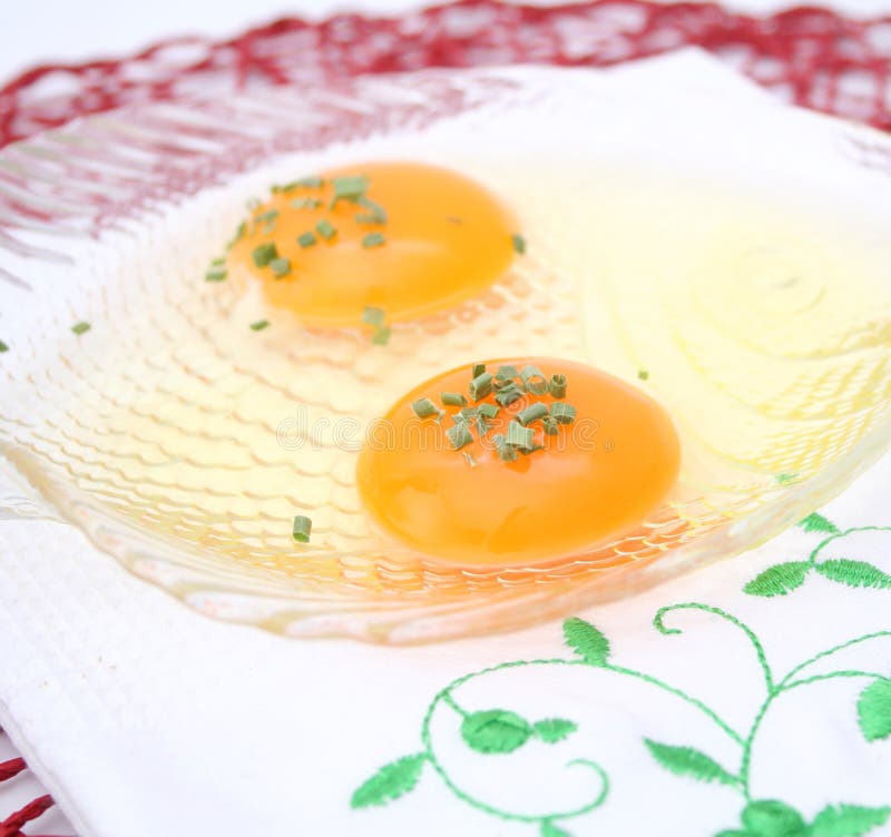 Fresh raw eggs stock photo. Image of oregano, preparing - 37191226