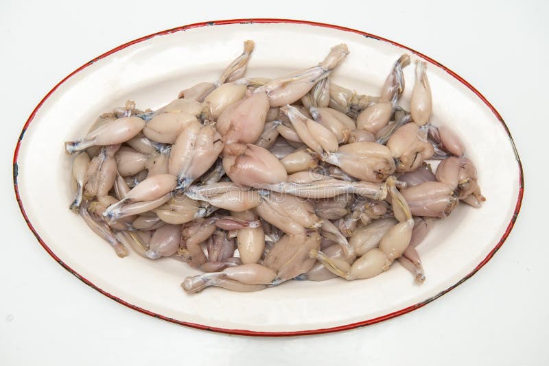 Fresh and Raw Frog Legs Ready To Be Cooked Stock Image - Image of ...