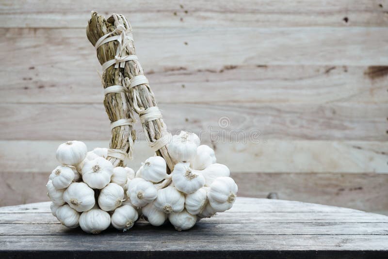 Garlic bundle stock image. Image of gourmet, vegetable - 10602701
