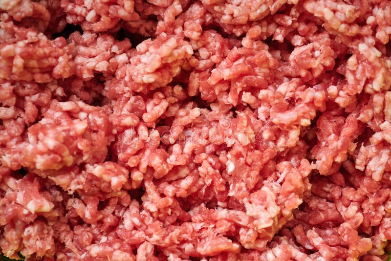 Fresh raw ground beef stock photo. Image of grinder - 188765988