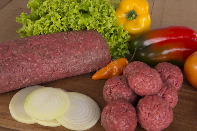 Fresh Raw ground Meat stock image. Image of meat, natural - 61034853