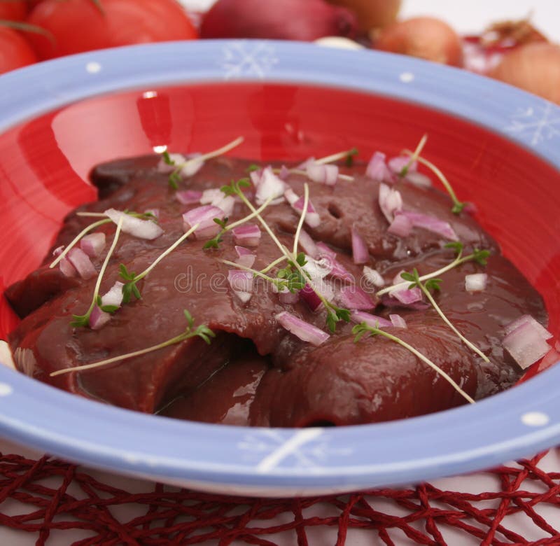 Fresh raw liver stock photo. Image of beef, food, venison - 37469042