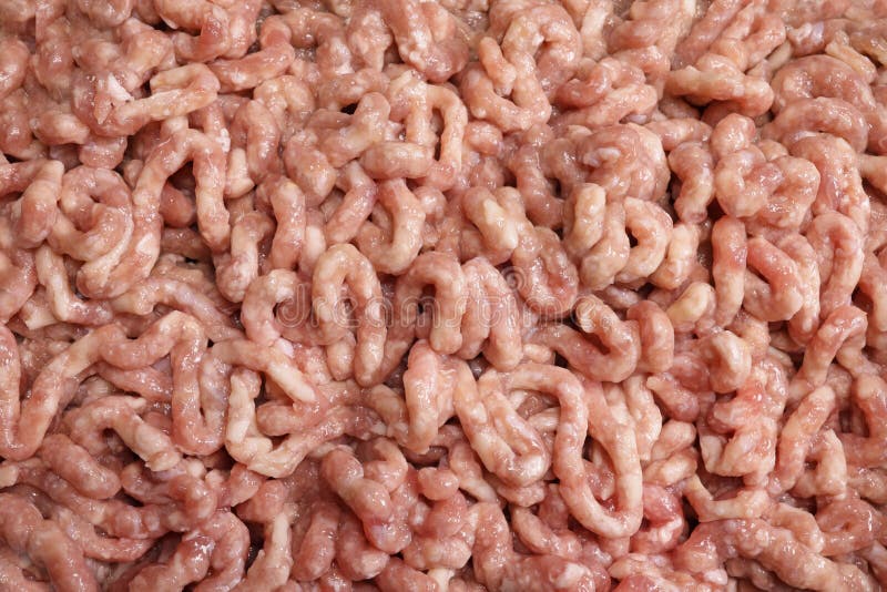 Fresh Raw Minced Meat or Ground Meat Background, Texture Stock Image ...