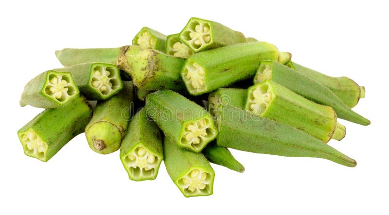 Fresh Raw Okra stock image. Image of white, healthy, green - 70012267