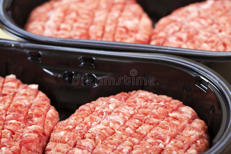 Fresh raw patties stock image. Image of background, shop - 178171833