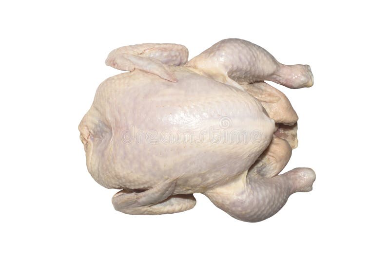 Plucked Chicken In The Market In Georgia Stock Photo - Image of carcass ...