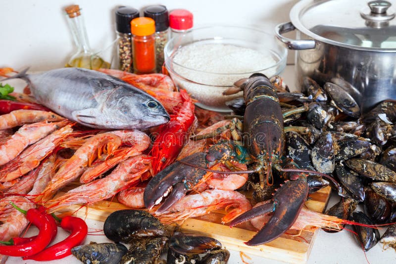 Fresh raw sea food stock photo. Image of oysters, stack - 36288498