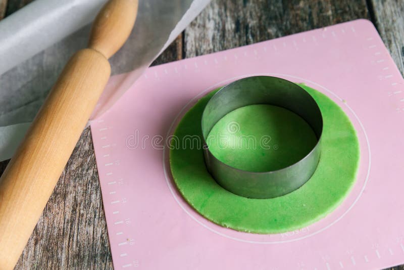 Fresh Raw Shortbread Dough Prepare Stock Image - Image of cookery ...