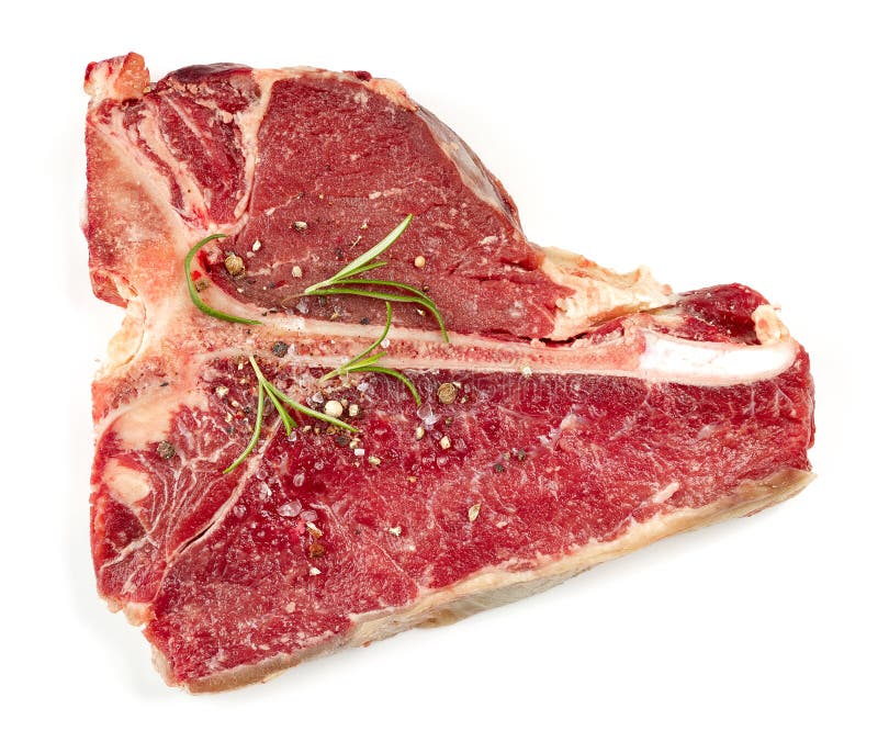 Raw T bone steak stock image. Image of prime, beef, chop - 104643401
