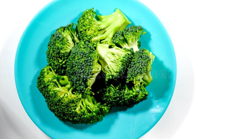 Fresh Raw Uncooked Broccoli Vegetables Stock Photo - Image of living ...