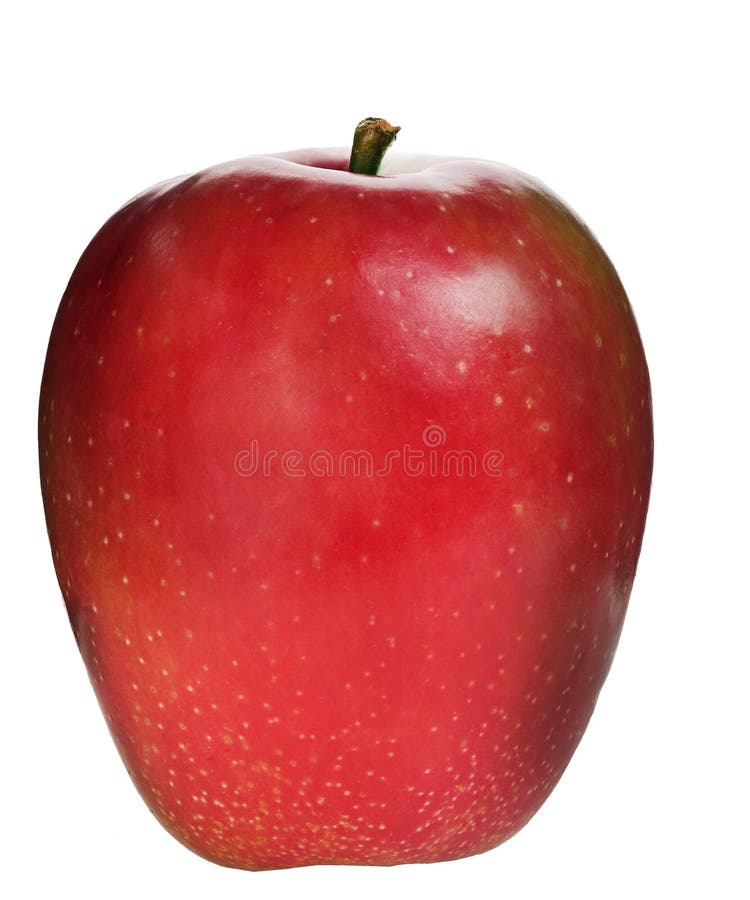 Fresh Red Apple Isolated on White. with Clipping Path. Stock Photo ...