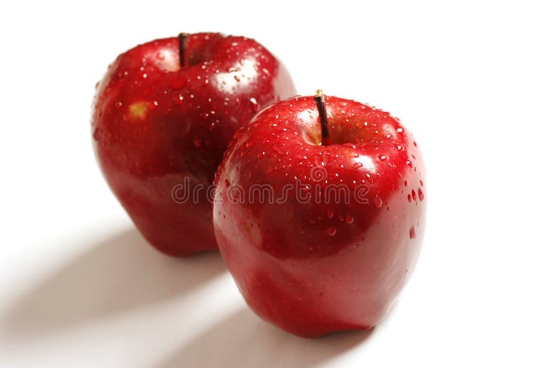 Fresh red apples stock image. Image of nutrition, delight - 4418925