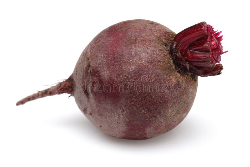 Fresh Red Beet Root Isolated on White Stock Photo - Image of macro ...
