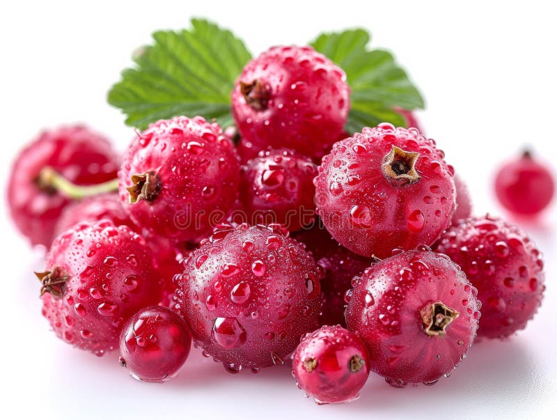 Fresh Red Berries with Water Droplets. Stock Illustration ...