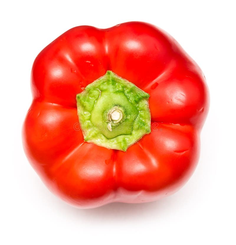 Fresh Red Capsicum stock image. Image of juicy, bellpepper - 37082265