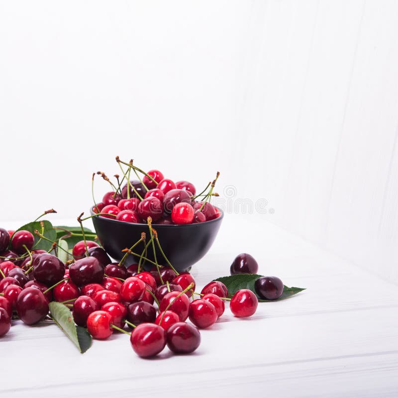 Fresh red cherry fruit stock image. Image of ripe, health - 101654793